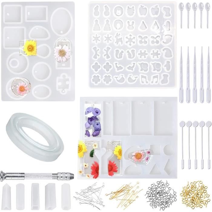 Moule Résine Epoxy, Moule Silicone Resine Epoxy Bijoux Moulage Outils ...