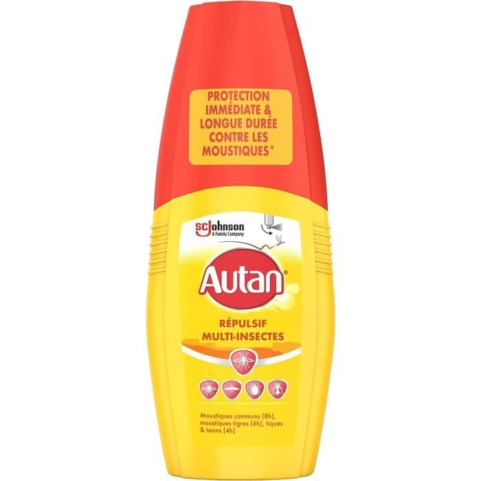 Autan Multi-Insectes Spray - Spray Anti Moustiques, Moustiques Tigres ...