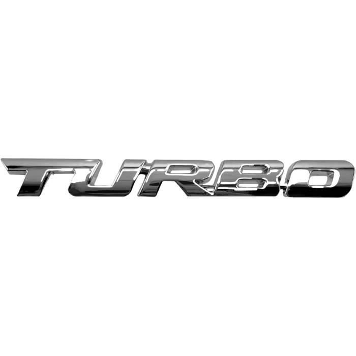 Emblème Adhésif Turbo, Badge Turbo, Autocollant Turbo, Badge Adhésif ...