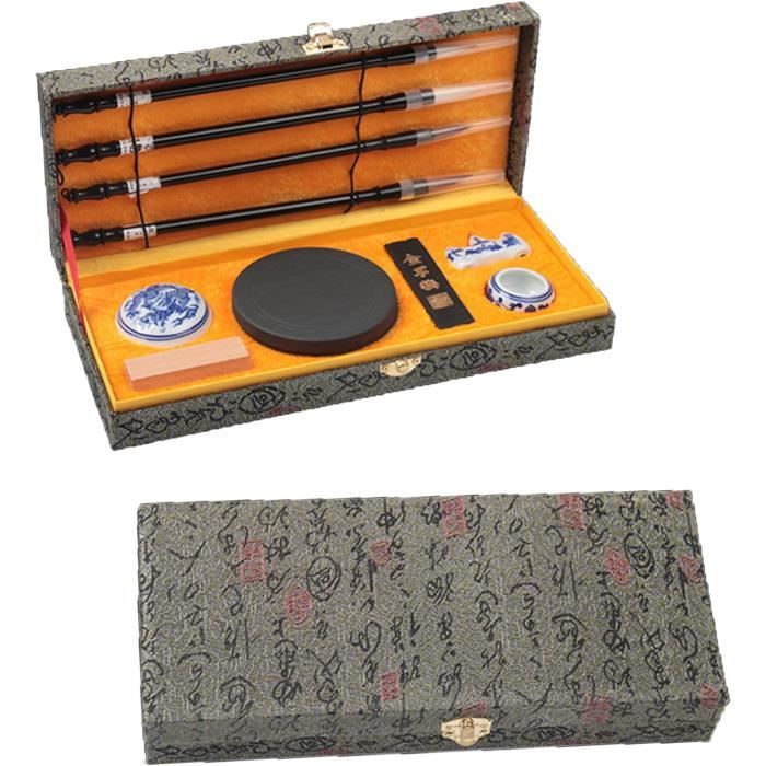 10 Pcs Pinceaux Chinois Poils De Chèvre Pour La Calligraphie Et La ...