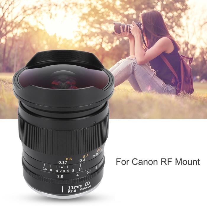 YOSOO Objectif super grand angle TTArtisan 11mm F2.8 Objectif fisheye à ...