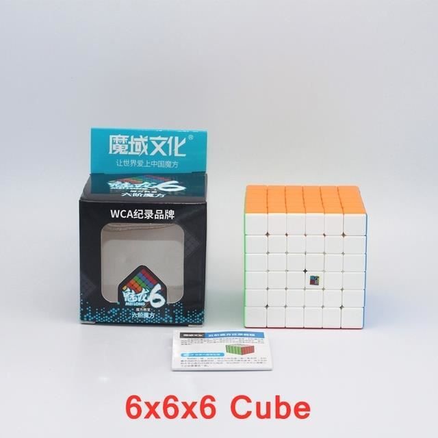 CASSE-TETE,6x6 Stickerless--cube magique 2x2 ~ 7x7x7, 3x3, vitesse 7x7 ...