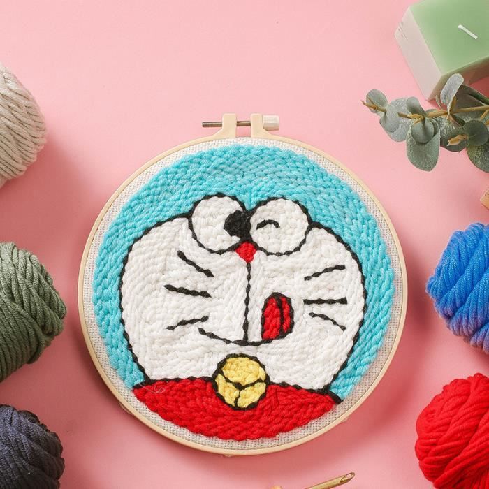 14 Set No.4 Kit de broderie à l'aiguille avec fil pour débutants ...