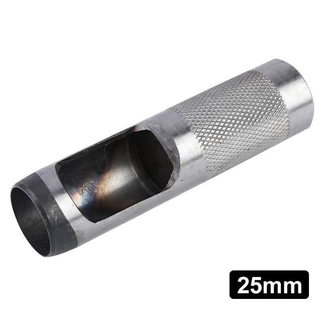 POINCON,25mm--poinçon de trou de cuir rond en acier 14mm 25mm, poinçon ...