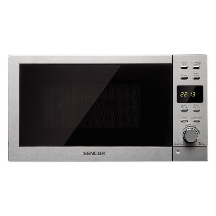 Four à micro-ondes Sencor SMW 6022 - Comptoir - 20 L - 800 W - Acier ...