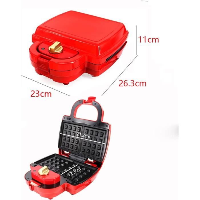 Appareil À Croque Monsieur 3 En 1 Gaufrier Machine À Pain Sandwich ...