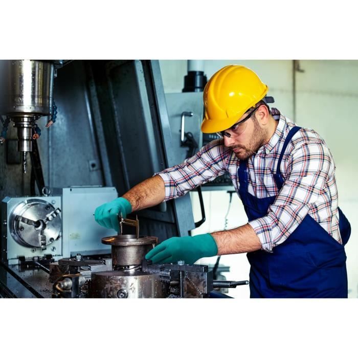 Ansell TouchNTuff 92-600 Gants Jetables en Nitrile, Non Poués, Haute ...