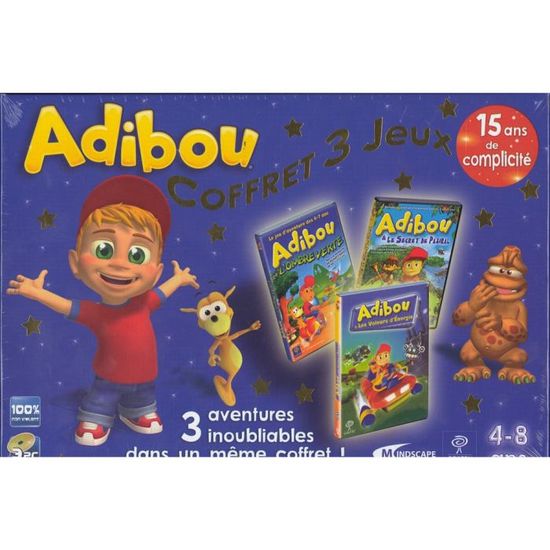 ADIBOU COFFRET 3 JEUX / JEU PC CD-ROM - Cdiscount Jeux vidéo