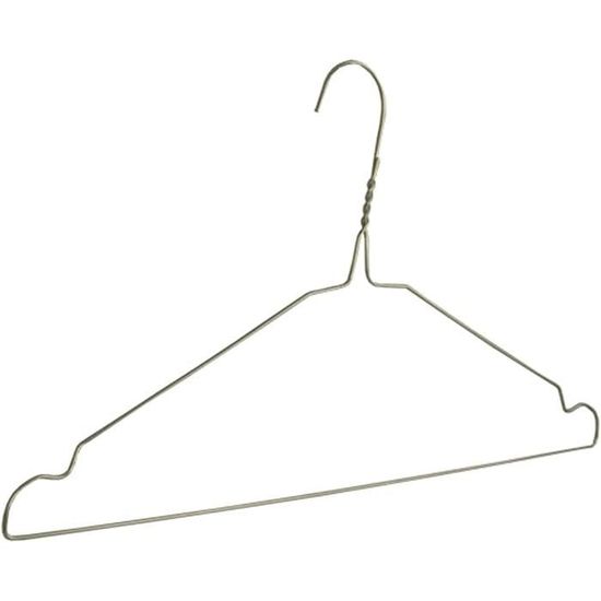 Le Gèant du Cintre 100 x Cintre Pressing métal galvanisé (Ø 2,2 mm ...