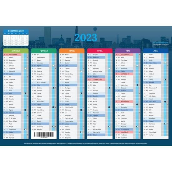 Calendrier - format A4 - Papier épais - prévu pour l'écriture.[138 ...