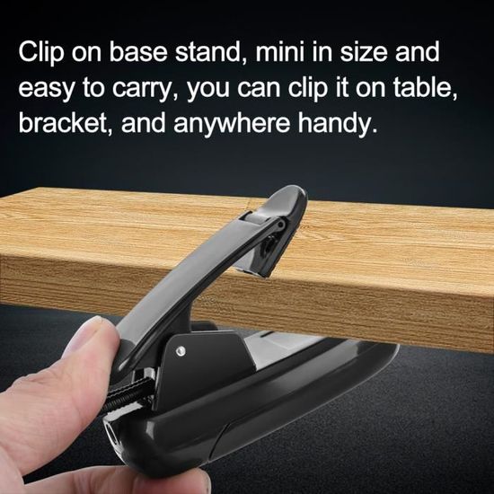 Dilwe lampe à LED à clipser Clip sur pupitre livre lecture mini double ...