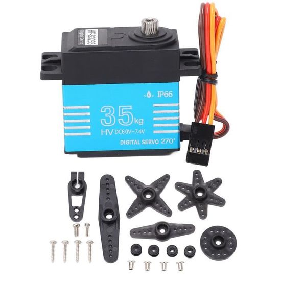 Fafeicy servomoteur haute vitesse Servomoteur RC en alliage d'aluminium ...