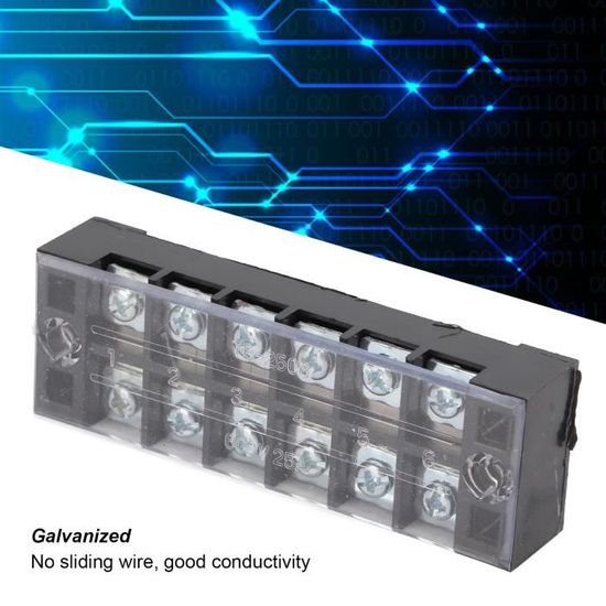 Minifinker bornier de rail 50 pièces bornier coque ABS 25A bonne ...