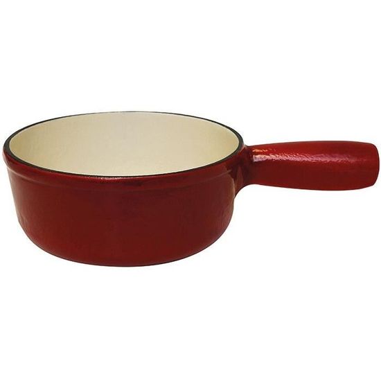 Caquelon fondue D : 19cm - rouge - Cdiscount Maison