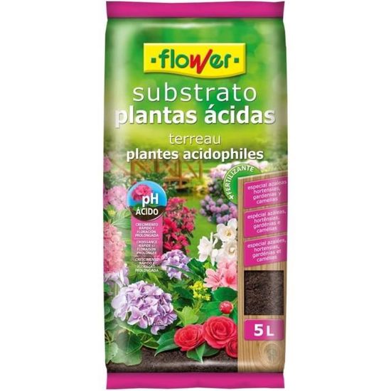 Flower 80094 Terreau orchidées Marron 24 x 4,5 x 39 cm 5 l100 ...