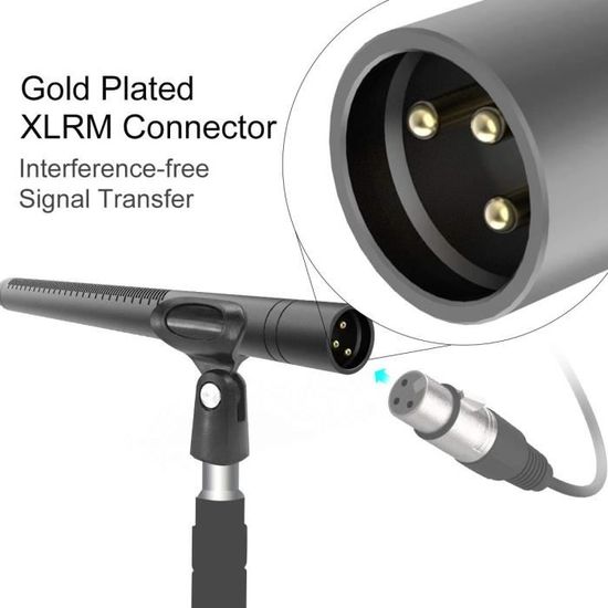 Microphone Directionnel - SYNCO - Mic-D2 - Hyper Cardioïde - Connecteur ...