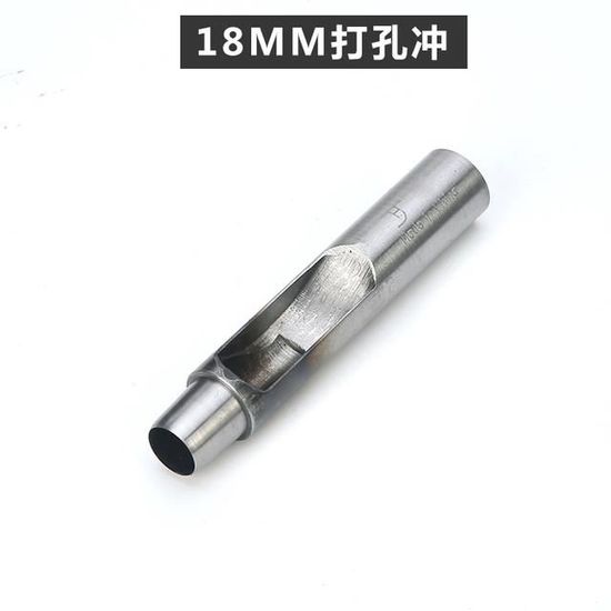 POINCON,18mm--Poinçon rond en cuir, outil à main en Silicone, de haute ...