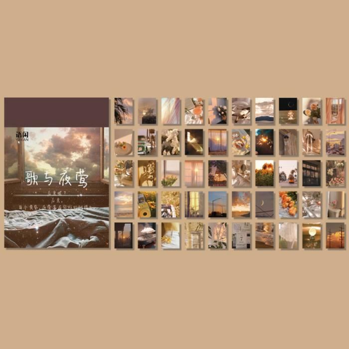 Bloc note,carte rétro Vintage avec plante pour décoration,papier à ...