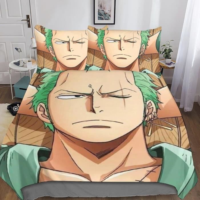 Roronoa Zoro Housse De Pirate Hunter Couette,3D Motif Imprimé Parure De ...