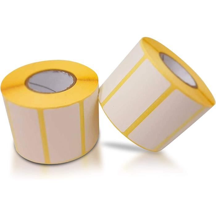 2,000 (2 rouleaux x 1,000 étiquettes-rouleau) Étiquettes d'a esse ...
