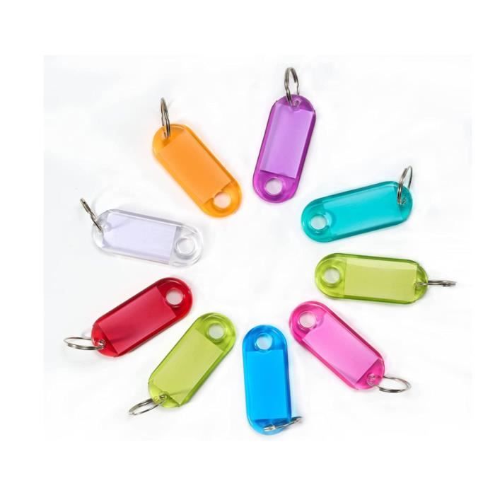 16 Porte Porte Clé, Porte Clefs en Plastique, Porte Clef ...
