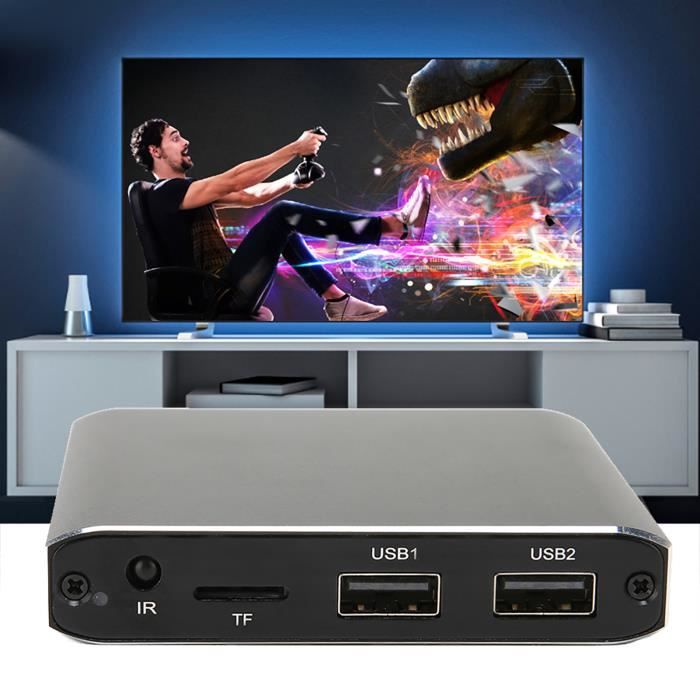 SAL Lecteur Multimédia HD Interface Media Player 4K Polyvalent ...