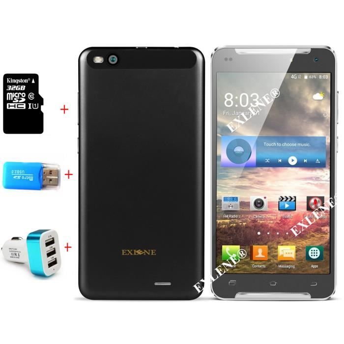 Unlocked Smartphone 3G, 5.5 IPS pouces d'écran Android 5.1 Téléphone ...