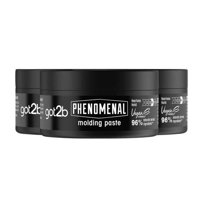 Pâte coiffante - GOT2B - Phenomenal - 100ml - Pour tous types de cheveux - Effet naturel ...