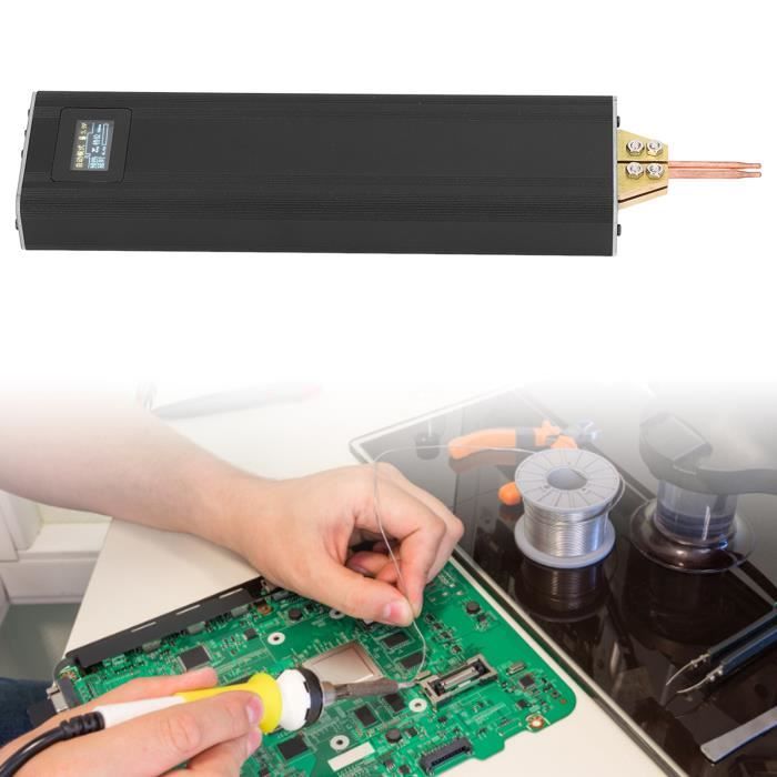 HURRISE mini soudeuse par points Soudeuse par Points avec écran LCD ...