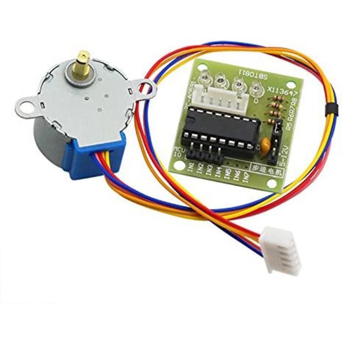 Ensemble de 5 Moteurs Pas à Pas 28BYJ-48 5V ULN2003 avec Carte Pilote ...