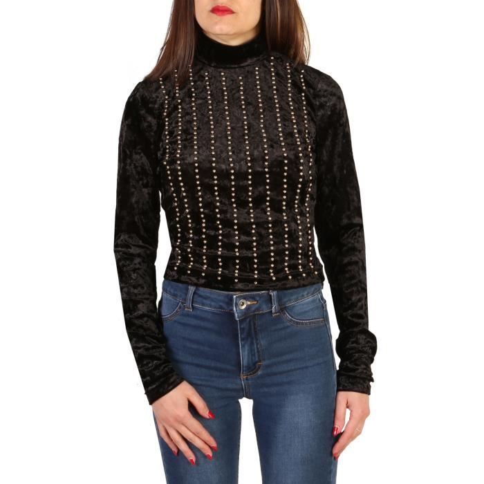 Pull Guess noir Blanc - Cdiscount Prêt-à-Porter