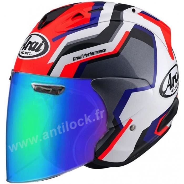 ARAI JET SZ-R VAS RSW TRICO AVEC VISIÈRE MIROIR VERT - Cdiscount Auto