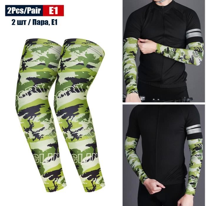 Manchon Bras à Compression Anti-UV pour le Sport - SPOSAFE - [E1]-2Pcs ...