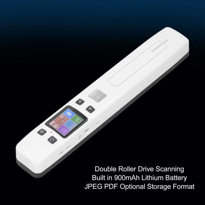 Scanner Portable Scanner De Photos Portable Avec Écran Couleur Hd ...