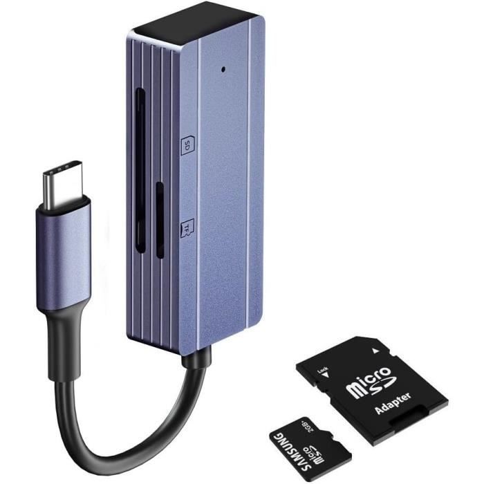 Lecteur De Carte Sd-Tf Usb C, Visionneuse De Caméra De Suivi De Type C ...