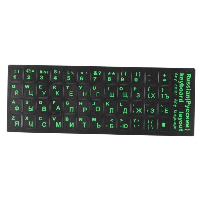 TMISHION autocollant de clavier cyrillique Autocollant De Clavier Russe ...