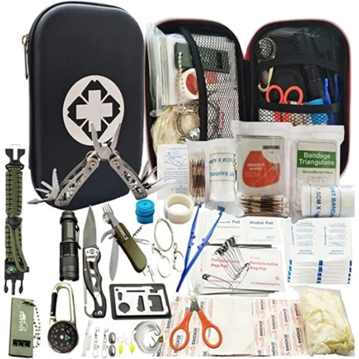 Survie Trousse De Premiers Soins De Survie Vitesse Kit 240Pcs Tactique ...