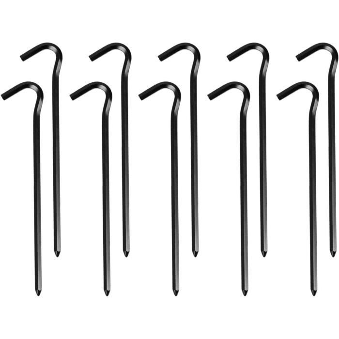 10 Piquets De Tente | Piquets De Tente Familiale De Camping Antirouille ...