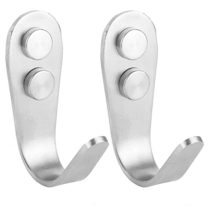 Crochets à serviette KIMISS 1 paire de crochet en acier inoxydable ...