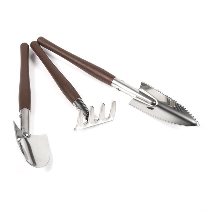 Garosa Râteau pelle à pelle 3x pelle bêche râteau mini outil de plante ...