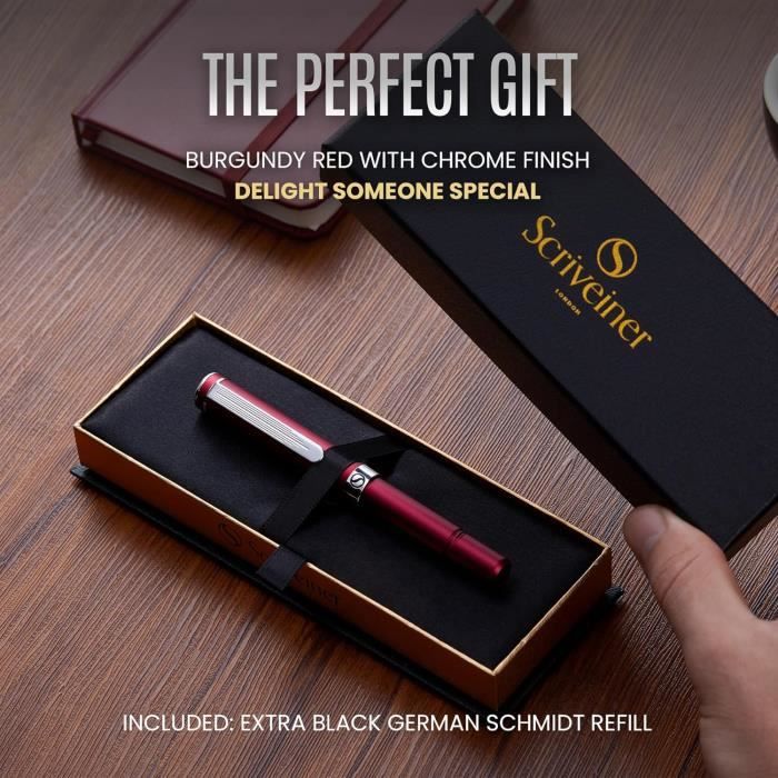 Roller Rouge Edc Stylo De Luxe, Stylo De Poche Lourd Avec Finition ...