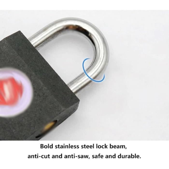 Cadenas Clef Cadenas Avec 3 Clés Cadenas Clés Serrure Pour Portes ...