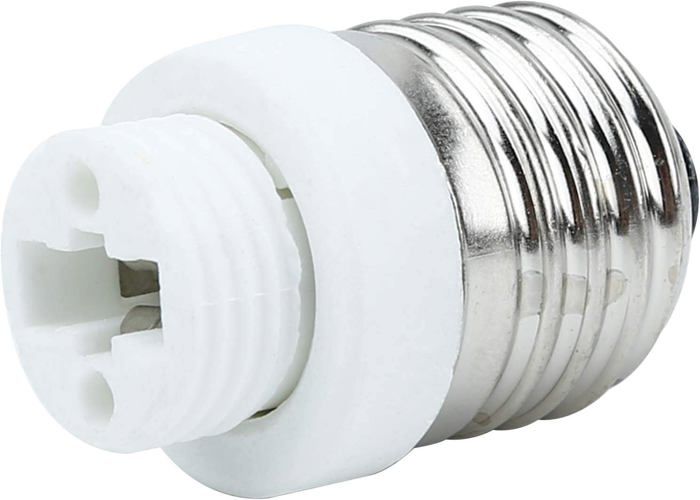 4x Douille de Lamp Adaptateur E27 à G9 en BLANC - pour ampoules à ...