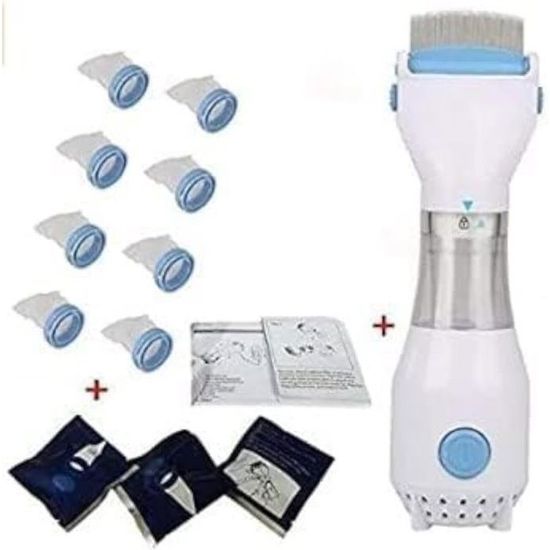 Peigne lectrique anti-poux aspirants - Plus efficace que les autres peignes et shampooing pour ...