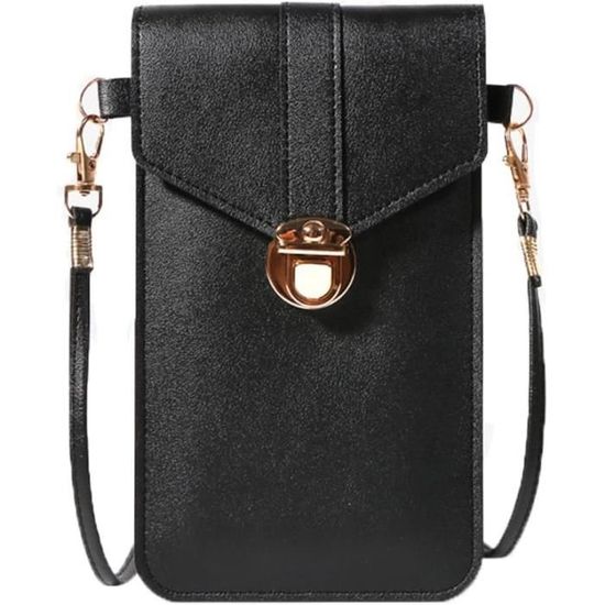 Sac À Bandoulière Pour Téléphone Portable, En Cuir Synthétique, Porte ...