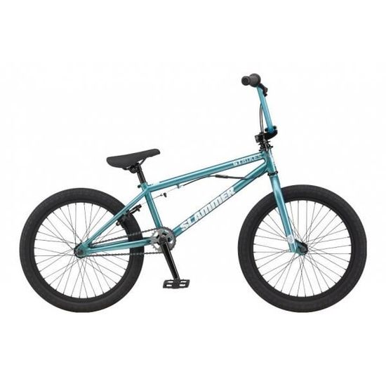 BMX - GT BICYCLES - Slammer Gloss 2021 - Acier - U-Brake - Bleu - Cdiscount Sport