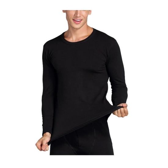 Ensemble de sous-Vêtements Thermiques Homme Haut & Bas Maillot de Corps Manches Longues ...