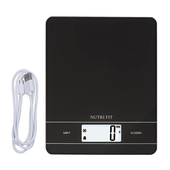 NUTRI FIT Balance de Cuisine numérique et pâtisserie 5 kg ...