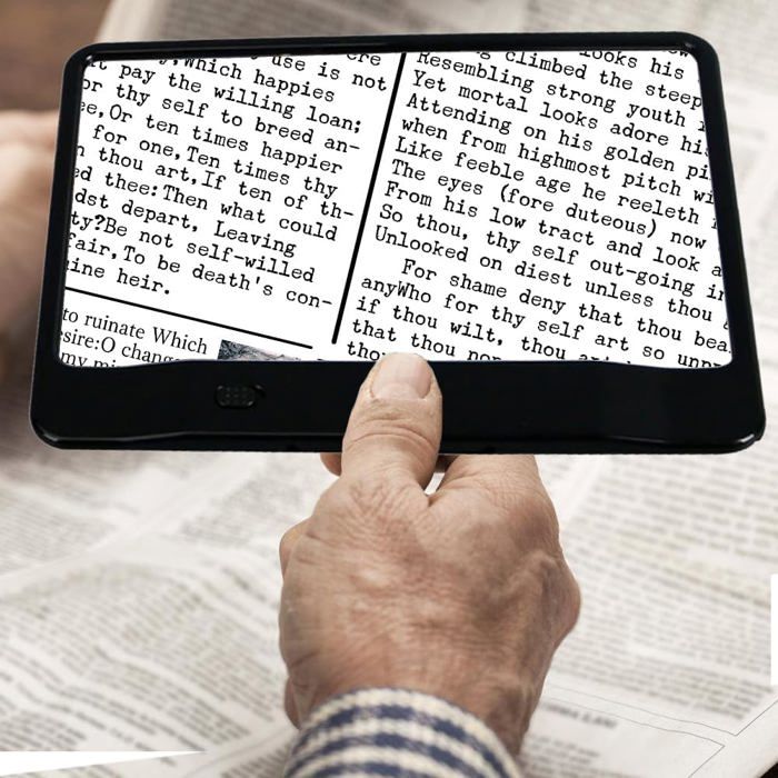 Lot De 3 Loupes De Lecture Pour Personnes Âgées, Grosses Loupes Avec ...