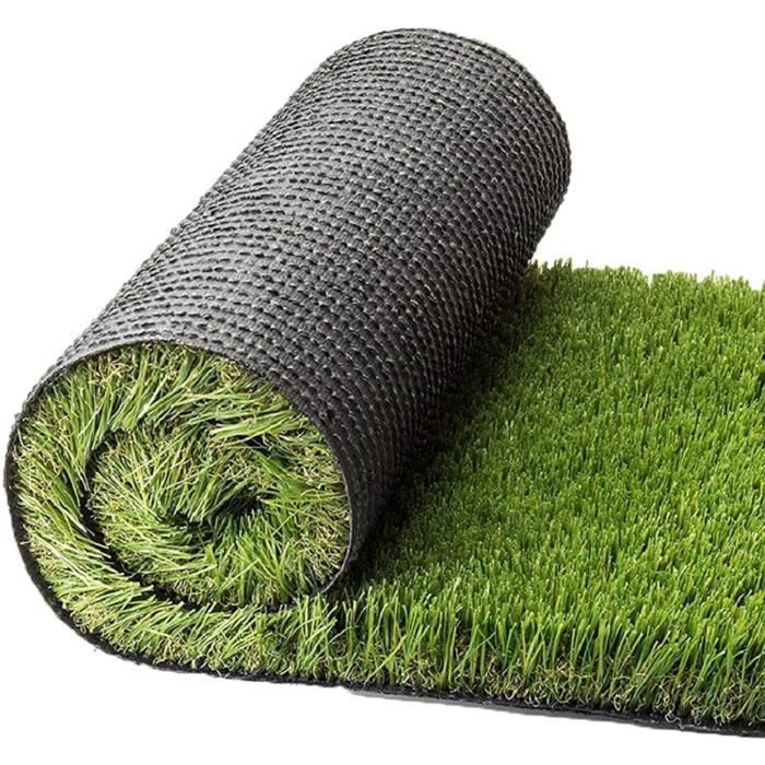 Gazon Artificiel Gazon Artificiel Mur Végétal Vert épais Faux Tapis d'herbe Verte Utilisé pour ...